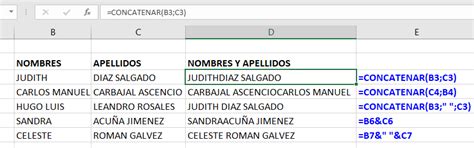 ¿cÓmo Concatenar Datos En Excel Excel Contable