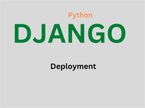 Your Django Website Deployed Upwork