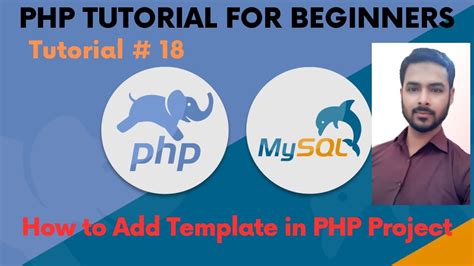 Tutorial 18 How To Add Template In Php Project Youtube