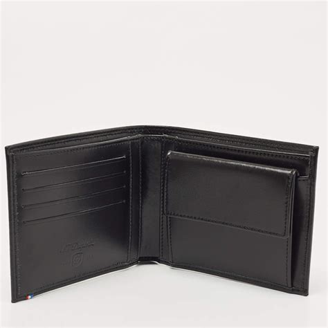 St Dupont Black Leather Bifold Wallet For Sale At 1stdibs