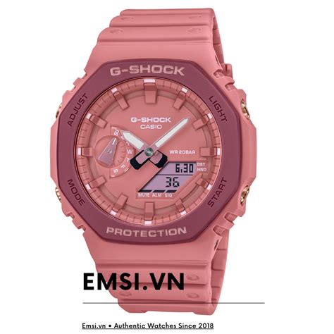 Ga 2110sl 4a4 45 4mm Đồng Hồ Casio G Shock Dây Nhựa Đồng Hồ Kim Số Chống Nước Wr20bar