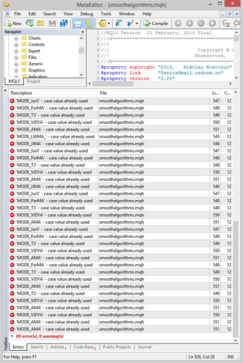 Smoothalgorithmsmqh Issue After Latest Update Of Mt5 Build 2136 Mt5 General Mql5