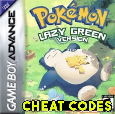 Pokemon Lazy Green Cheat Codes Rare Candy Master Ball Gbacodes