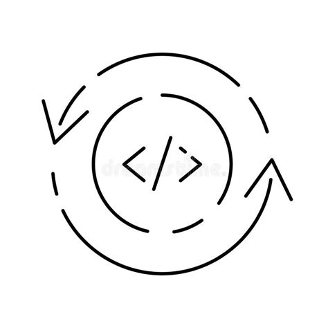 Vector Devops Icons Editable Stroke Stock Vector Illustration Of
