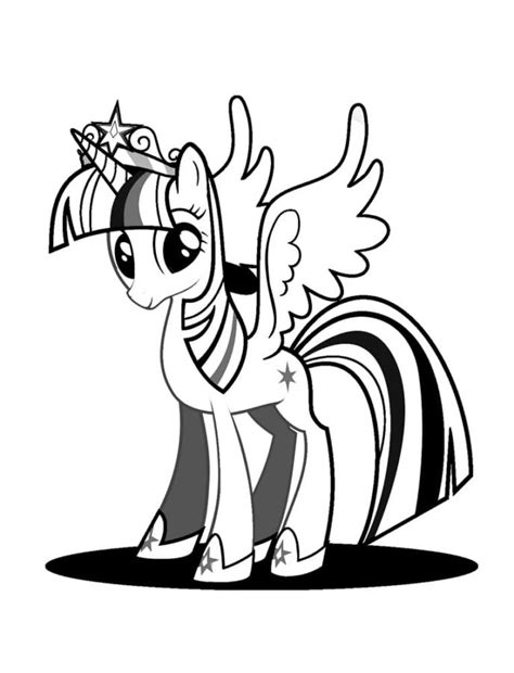 Картинки май литл пони раскраски принцесса искорка Фотоподборки 1