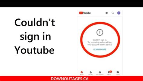 Youtube Down Or Service Outage Check Current Outages And Problems Downoutagesca