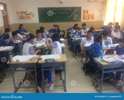 Chinese Students Editorial Stock Image Image Of Desks 92633414 Chinese Students Editorial Stock Image Image Of Desks 92633414