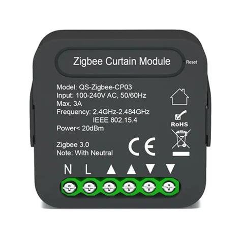 Tuya Curtain Blind Motor Controller Module QS Zigbee CP03 Zigbee