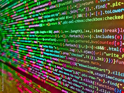 Hacker Background Css3 Code On A Colorful Background Web Developer Html Code With Css On