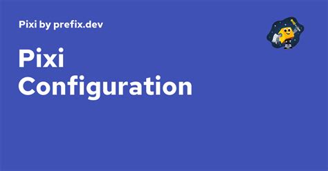 Pixi Configuration Pixi By Prefixdev