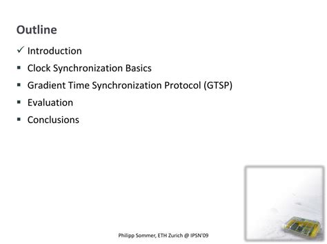 Ppt Gradient Clock Synchronization In Wireless Sensor Networks Powerpoint Presentation Id 539690