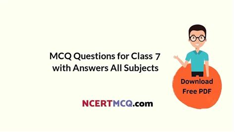 Mcq Questions For Class 7 With Answers All Subjects Ncert Mcq
