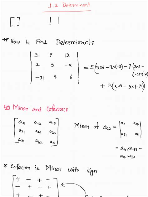 Determinant Pdf