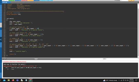 Solved Hello I Am Trying To Write A C Code To Identify Chegg Com