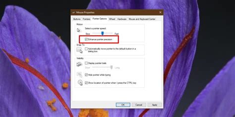 How To Enable Enhance Mouse Pointer Precision On Windows