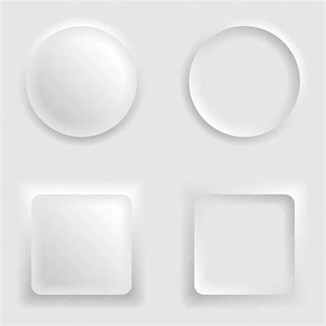 Premium Vector A Set Of Push And Release Effect Buttons Perfect For Any Use