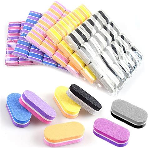Mini Nail Buffer Blocks Grit Sponge Nail Polish Sanding Buffer Reusable T12 China Trading