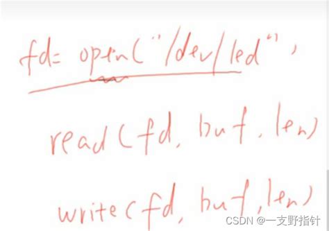 12linux应用程序与驱动程序的接口linux驱动与应用层接口 Csdn博客