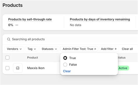 Admin Filtering Of Products By App Controlled Metafield Does Not Work
