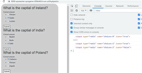 Github Code Institute Submissionsquizgame