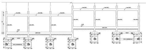 2d Drawing Of Foundation Details Of Outer Wall In Autocad Design Cad File Dwg File Cadbull