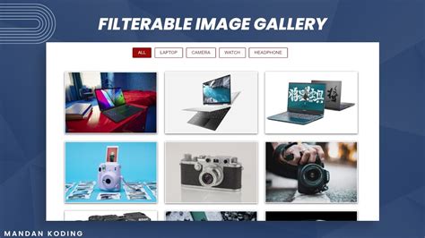 Filterable Image Gallery Dengan Html Css Dan Javascript Membangun