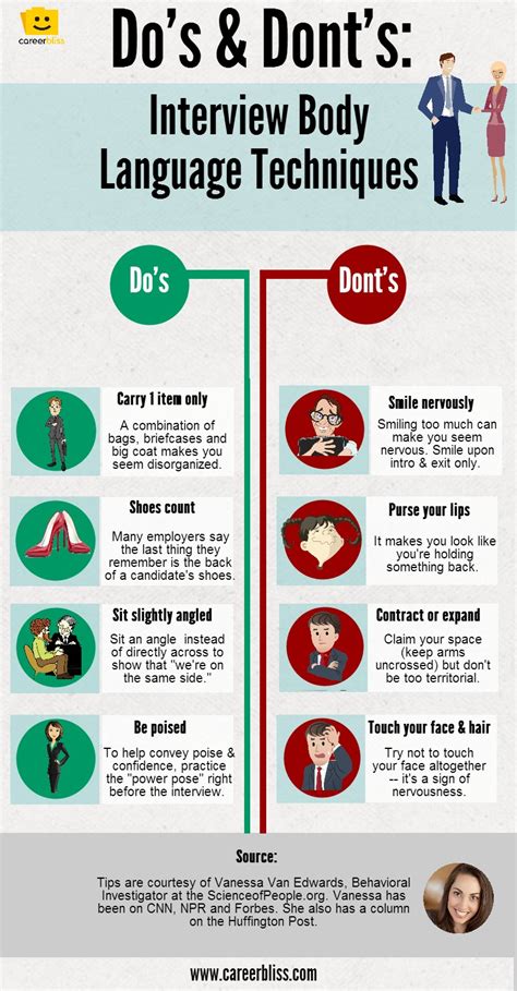 10 Body Language Tips For Your Next Interview
