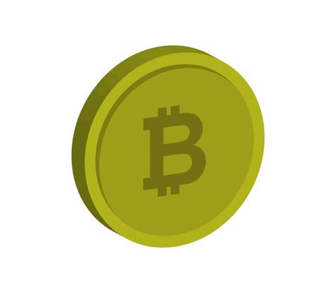 Premium Vector Three Dimensional Bitcoin Coin