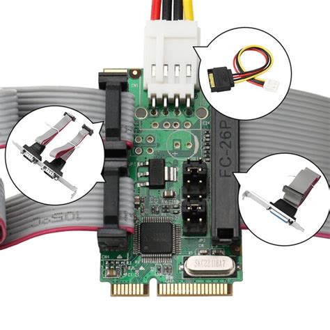 Pcie Para Rs232 Serial Adapter Card Mini Conversor Ubuy India