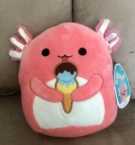 Squishmallow Archie The Axolotl With Ice Cream 8 Plush 2022 Nwt