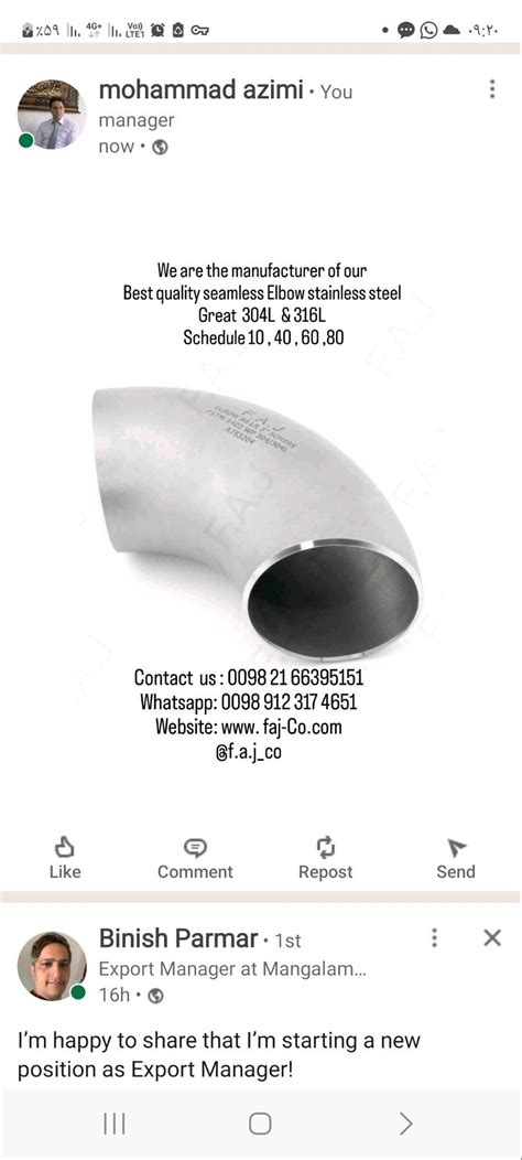 Mohammad Azimi Posted On Linkedin