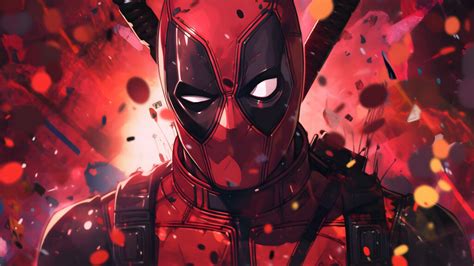 Marvel Deadpool Red Desktop Wallpaper Deadpool Wallpaper 4k
