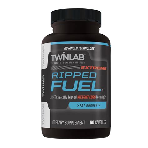 Twinlab Ripped Fuel Extreme 60 Cápsulas Suplemento