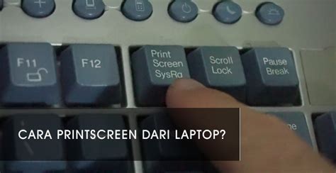 Tips Cara Print Screen Di Laptop Asus Dengan Mudah