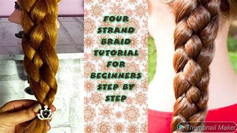 Four Strand Braid Tutorial At Seth Darcy Irvine Blog