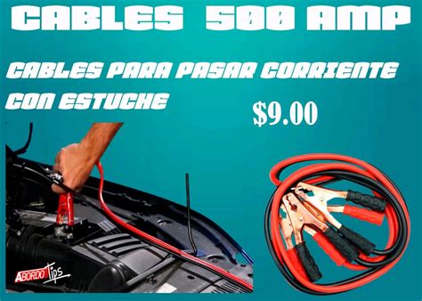 Cables Para Pasar Corriente De Un Vehículo A Otro De 500am En San Salvador