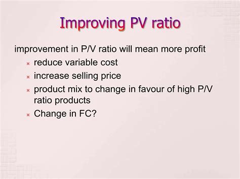 2 Cost Volume Profit Analysis A Tool For Decision Making Ppt