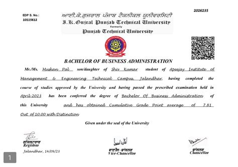 Im Happy To Share That Ive Completed My Bachelor Of Business Administration Bba At Apeejay