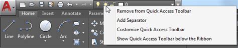 Autocad Quick Access Toolbar Lynn Allen Tip Autodesk