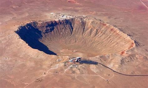Pavan Mickey The Giant Barringer Meteor Crater In Arizona