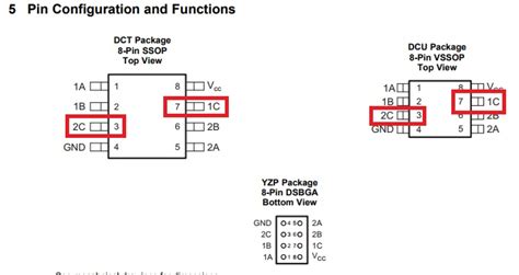 Sn74lvc2g66 What Is Exactly Pin Name Of Sn74lvc2g66 Switches