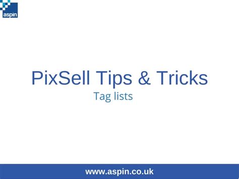 [video] Aspin ~ B2b Ecommerce And Crm Catalogue Ordering App On Linkedin How To Use Tag Lists For