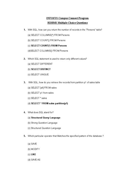 Rdbms Question Bank Pdf Sql Pl Sql