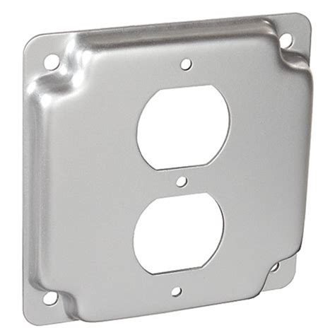 4x4 Raised Duplex Switch Cover Steel Wesupplytrades