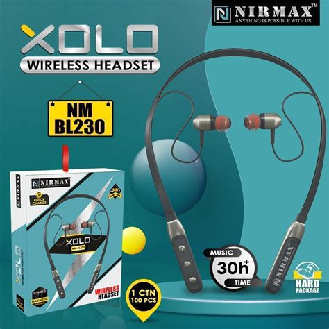 Nirmax Nmbl230 Bluetooth Nackband Earphone Electronics