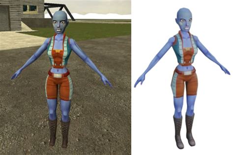 3d Player Model For Gmod Sfm Mmd Vr Chat Vr Character Gmod Map Mmd Sfm By Kelvinbreeze