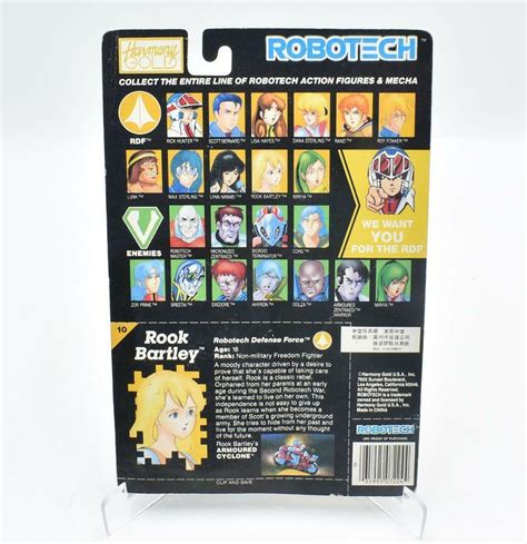 Rook Bartley New Wcase Robotech Harmony Gold 1985 Matchbox Action