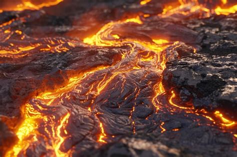The Lava Flows Of Io Premium Ai Generated Image