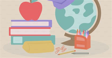 책 더미와 책 더미 위에 놓인 사과 벡터 Unsplash의 지구 이미지