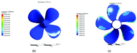 The Contour Visualized The Cavitation Patterns At 019 S For A Three